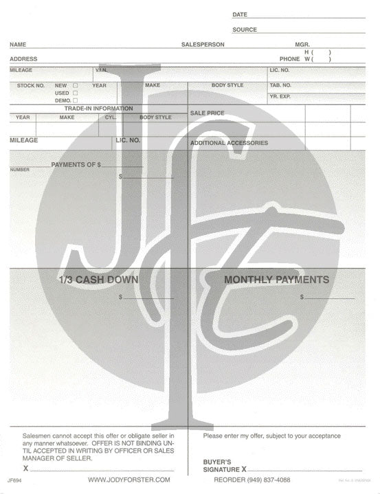 4 Square Worksheet – Dealer Depot USA